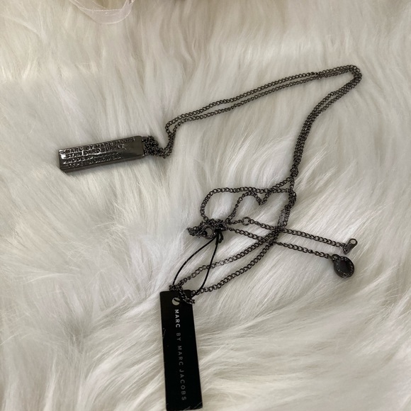 Marc By Marc Jacobs | Jewelry | Nwt Marc Jacobs Engraved Id Tag Long ...
